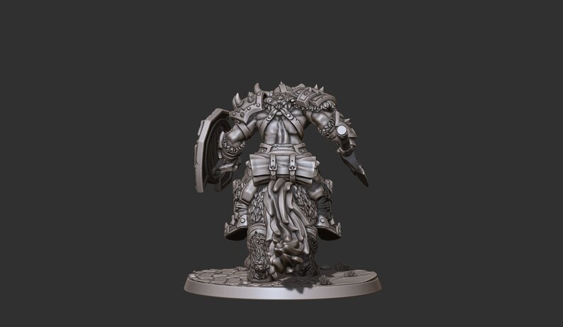 Orc Dire Wolf Rider Warcraft 3D Printed Miniature - Perfect for ...