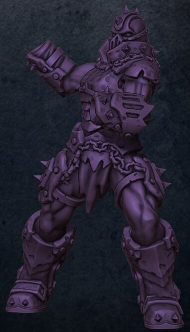 Attacking Female Orc Arms Warrior From Fire and Iron Series - Etsy