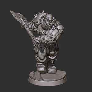 Charging Male Orc Arms Warrior From Fire and Iron Series - Etsy