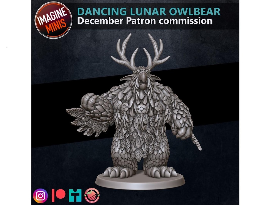 Druid Moonkin Form, Owlbear - Etsy