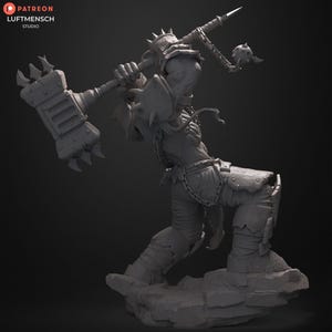 Blackhand Orc Blackrock Warchief Warrior Statue | Warcraft | 1:10 Scale ...