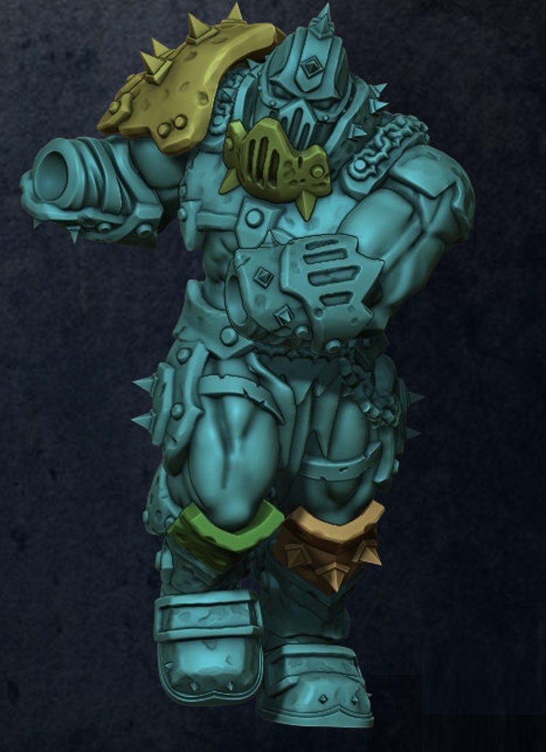 Charging Male Orc Arms Warrior From Fire and Iron Series - Etsy