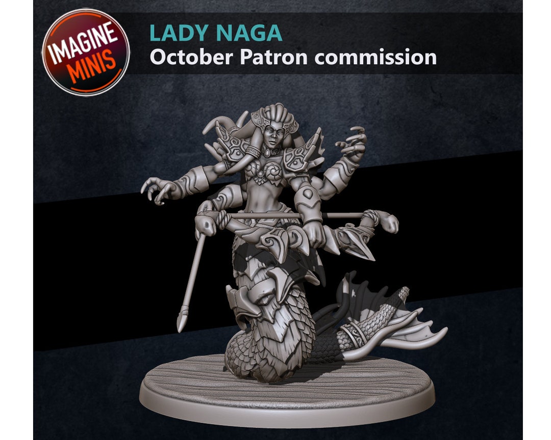 4-handed Naga Lady Vashj With Bow - Etsy