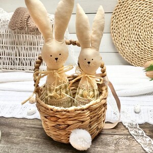 Spring Bunnies in Rustic Style, Addiction to Warming Interior, Reusable ...