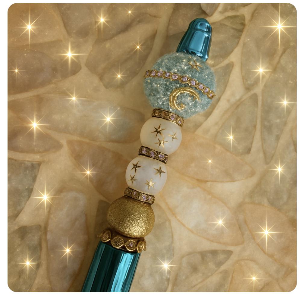 Celestial Beaded Ball Point Pens - Etsy