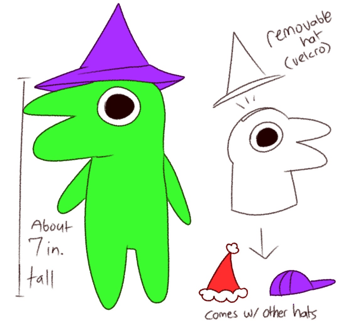 Glep Plushie pre-order - Etsy