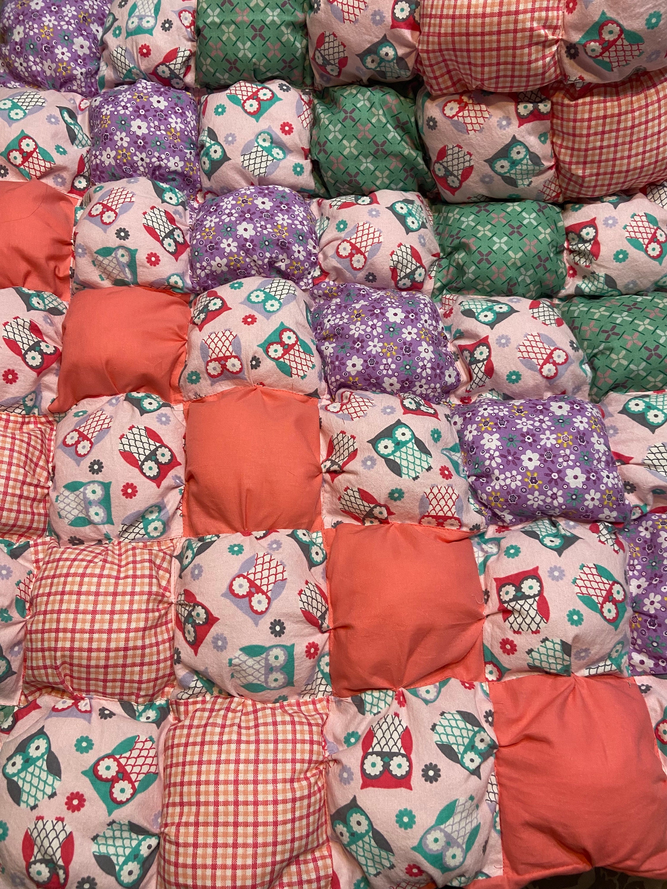 Baby Quilt Puff / Biscuit Quilt - Etsy