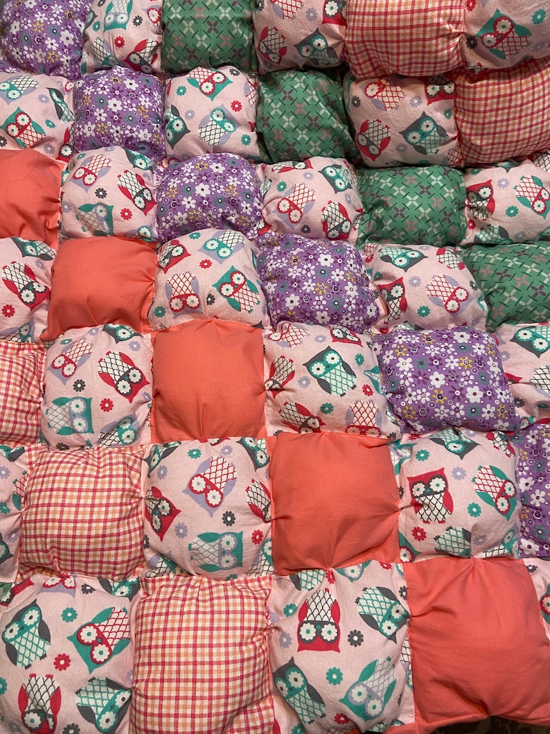 Custom Order Puff / Biscuit Quilt Baby Shower Gift - Etsy