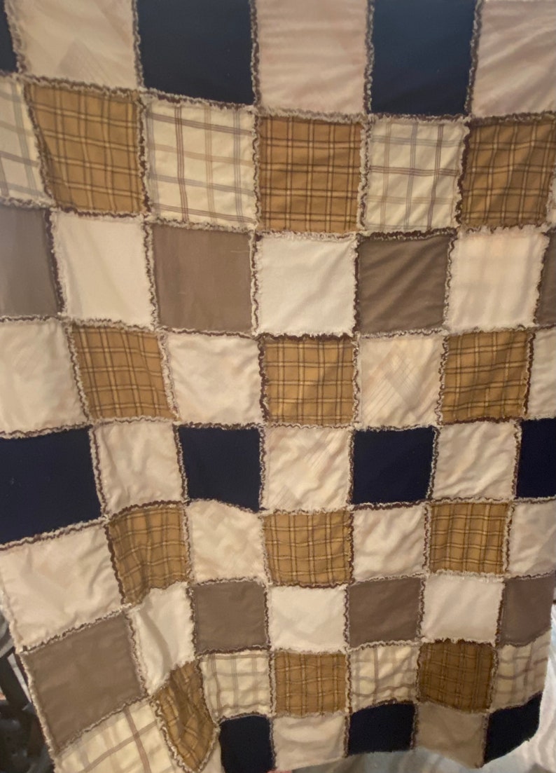 Personalized Custom Rag Quilt Memory Quilt Blanket - Etsy