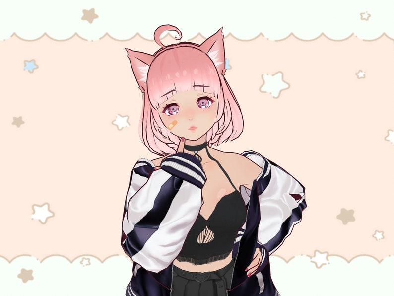 3D VTUBER MODEL - Smol B - Customizable! Ready to Use! - Etsy