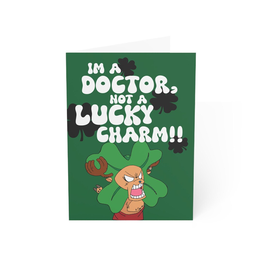 One Piece - Chopper St Patricks Day Card - Funny Anime Clover Suit ...