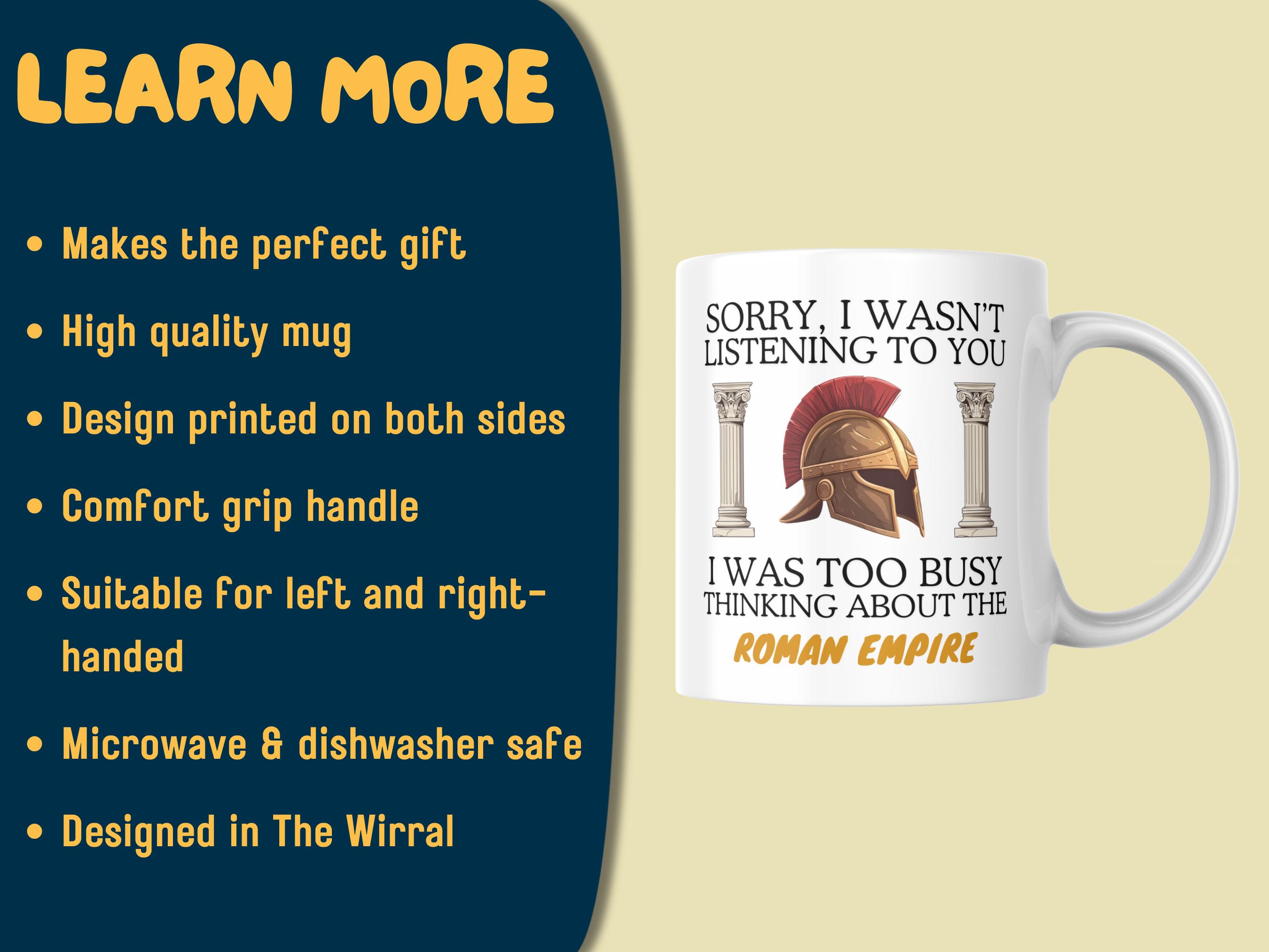 Roman Empire Mug Thinking About the Roman Empire Funny Mug Gift for Him ...