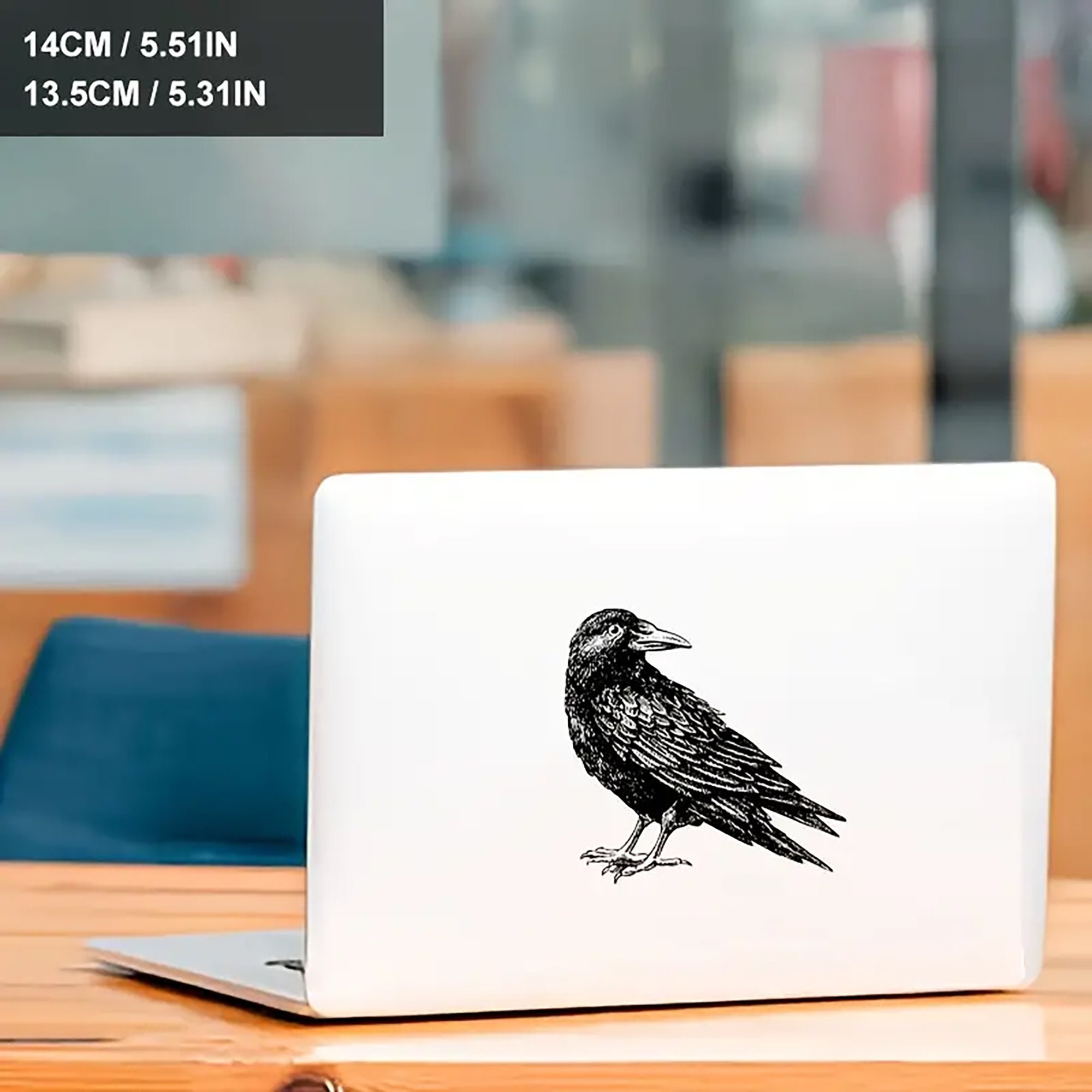 Raven Waterproof Decal, 5.5x5.3 Vinyl Decal, Car, Truck, Vehicle ...
