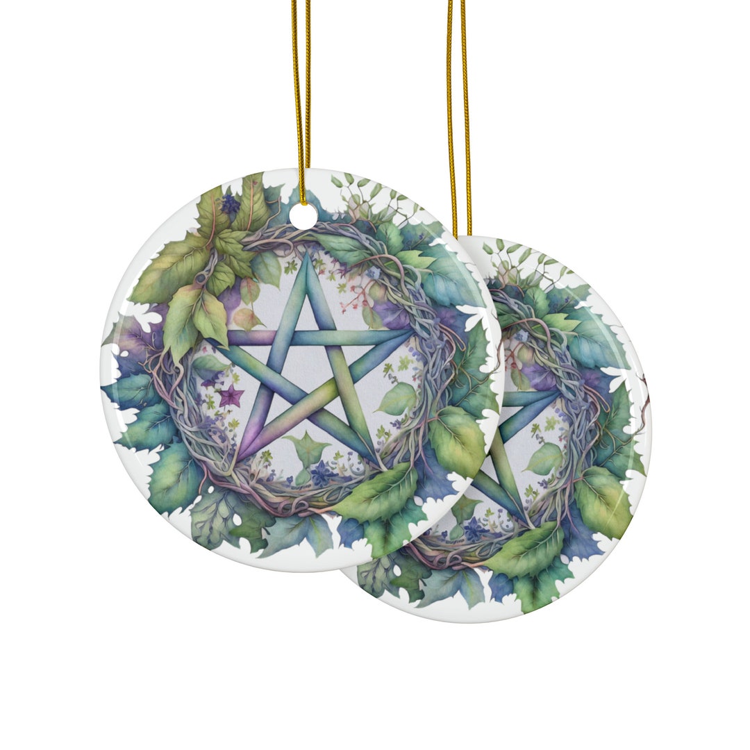 Beltane Ornament, Double-sided Print, Holiday Decor, Pagan, Goddess ...