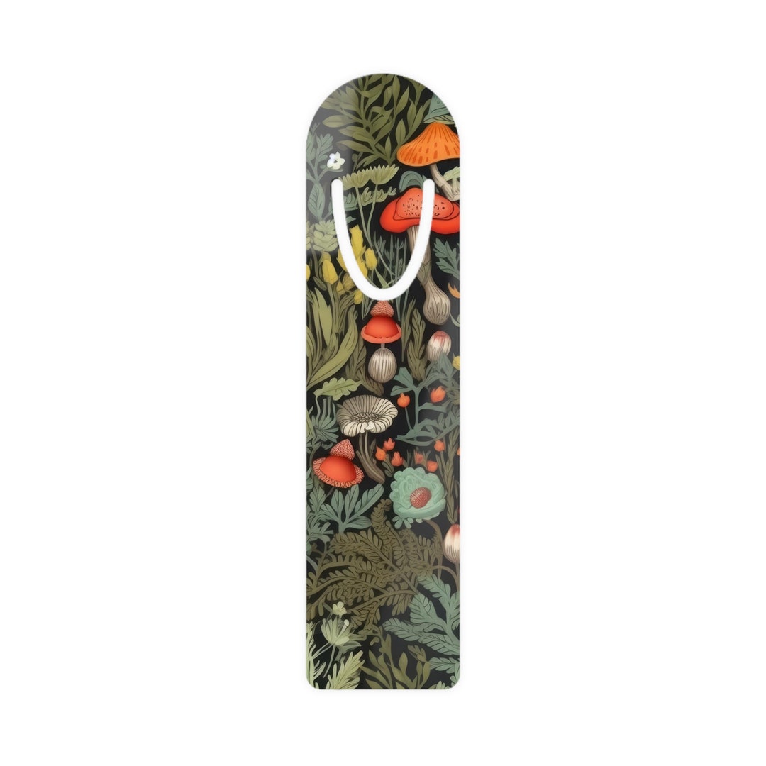 Orange Mushroom Metal Bookmark, Kitchen, Witch, Hedge, Green, Botanist ...