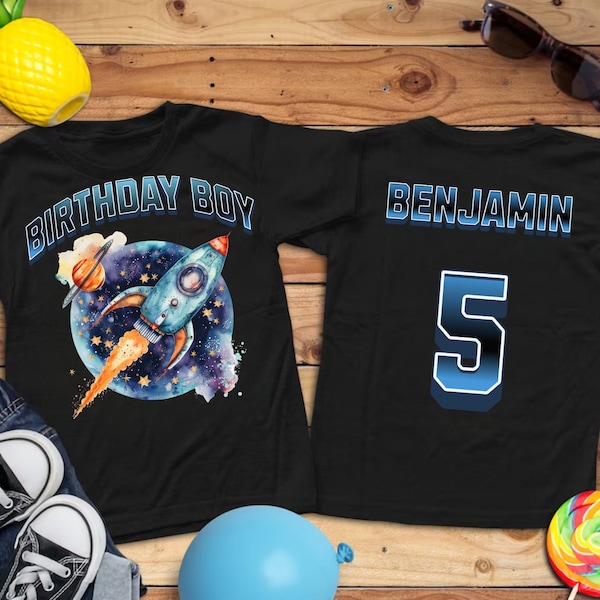 Outer Space Birthday Tshirts - Etsy