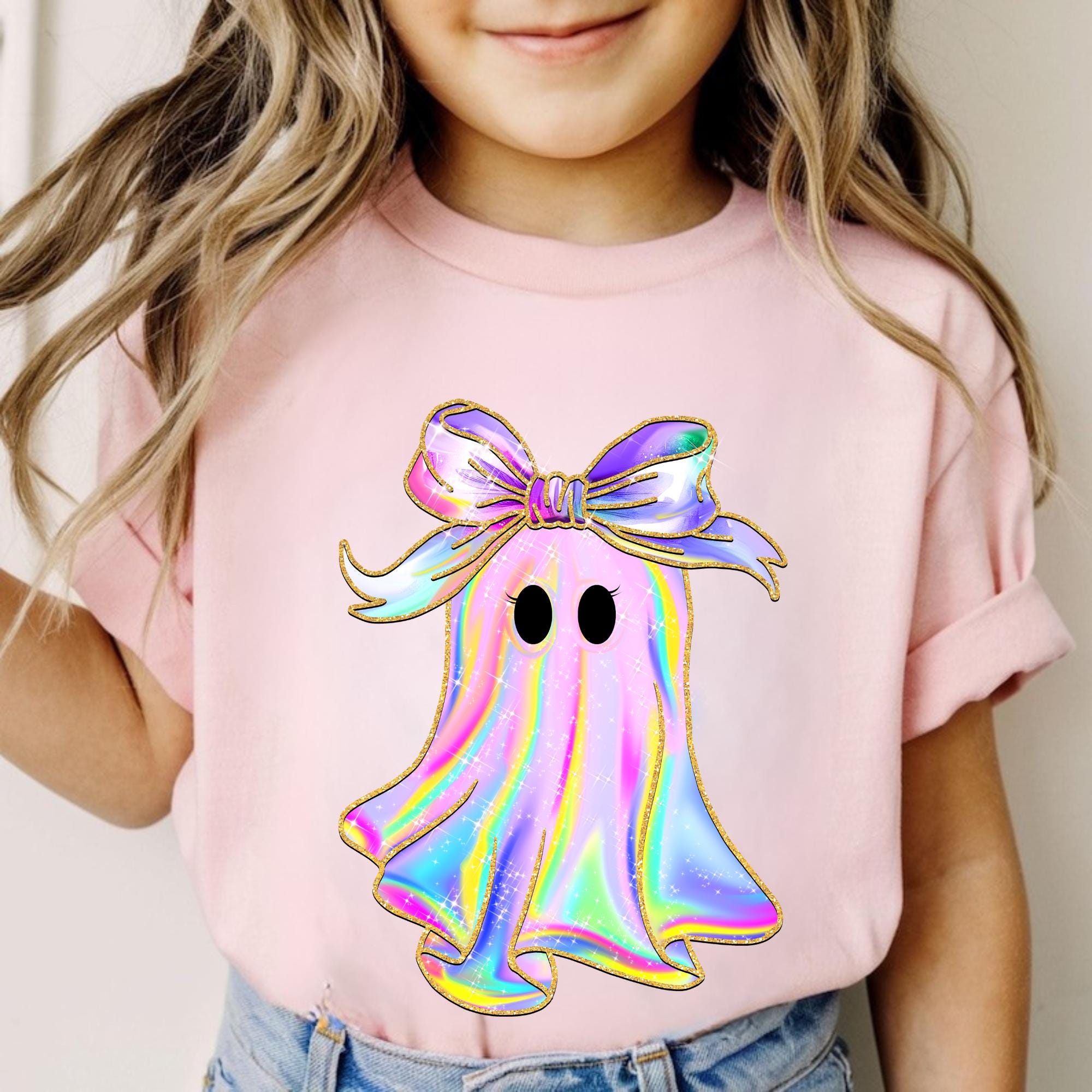 Halloween Girls Ghost Shirt, Cute Toddler Halloween Shirt Boo Girls ...