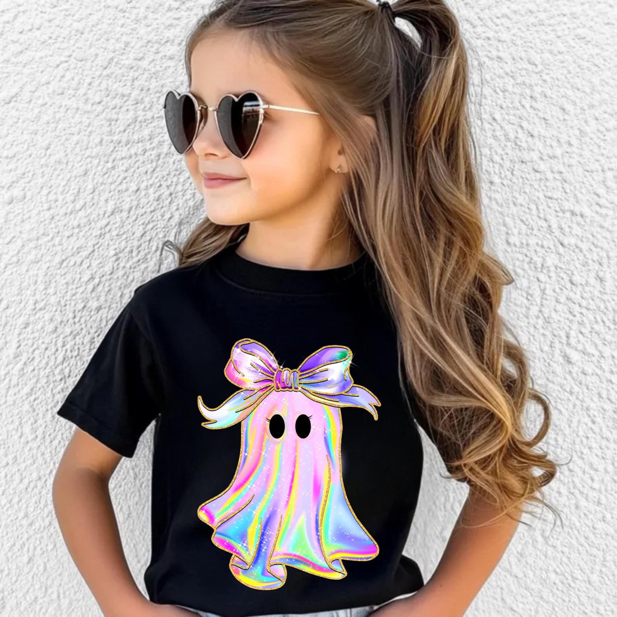 Halloween Girls Ghost Shirt, Cute Toddler Halloween Shirt Boo Girls ...