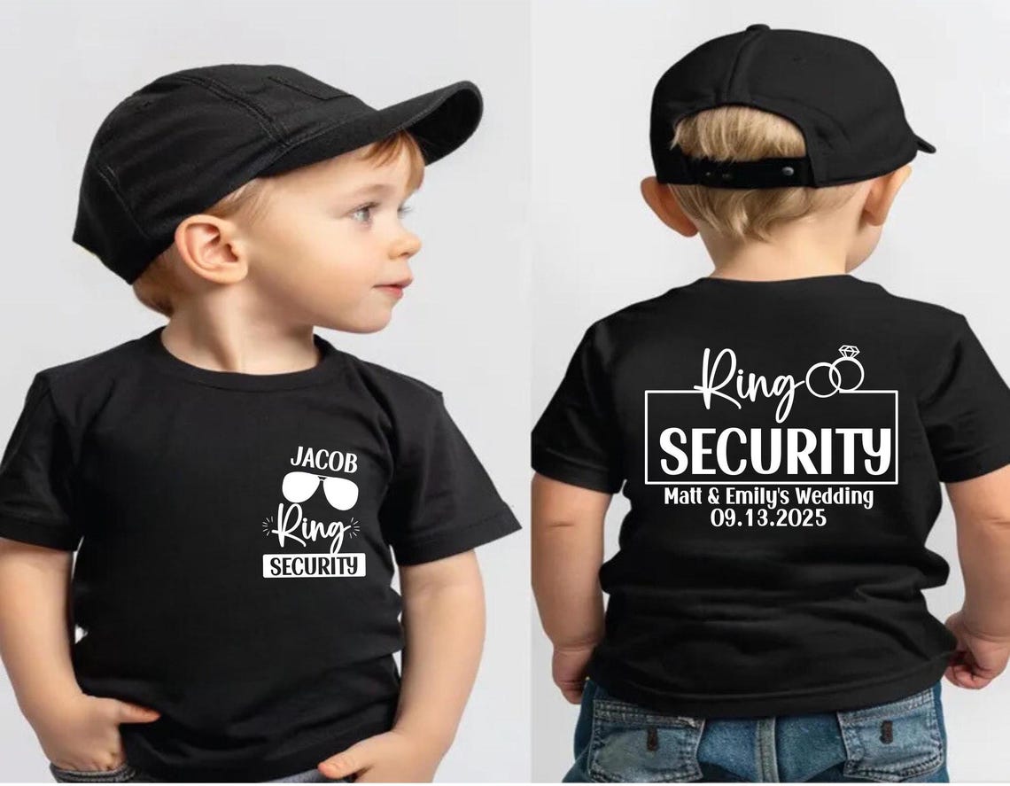 Custom Ring Bearer Shirt, Ring Bearer Proposal Gift Personalized Ring ...