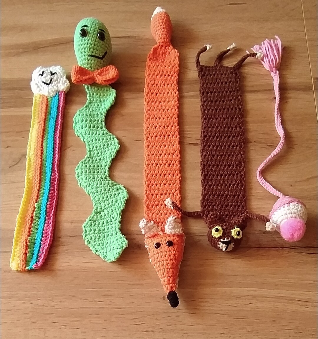 Bookmarks, Cheerful Crochet Bookmarks, Bookmarks for Children - Etsy