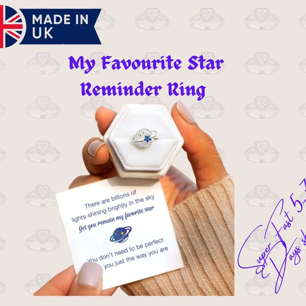Star Reminder Ring - Etsy
