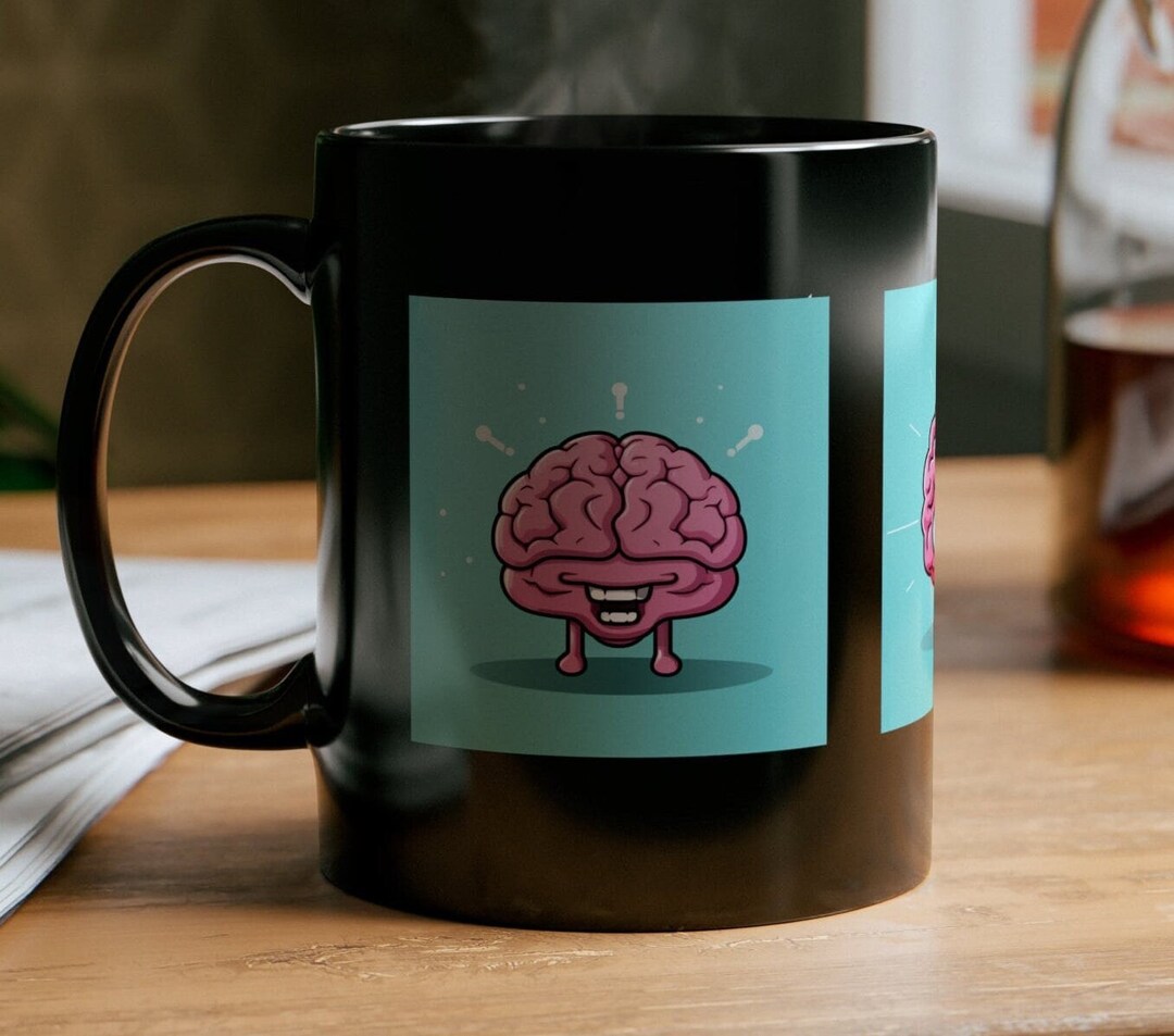 The Caffeinated Brain Neuroscience Psychology Neurology - Etsy