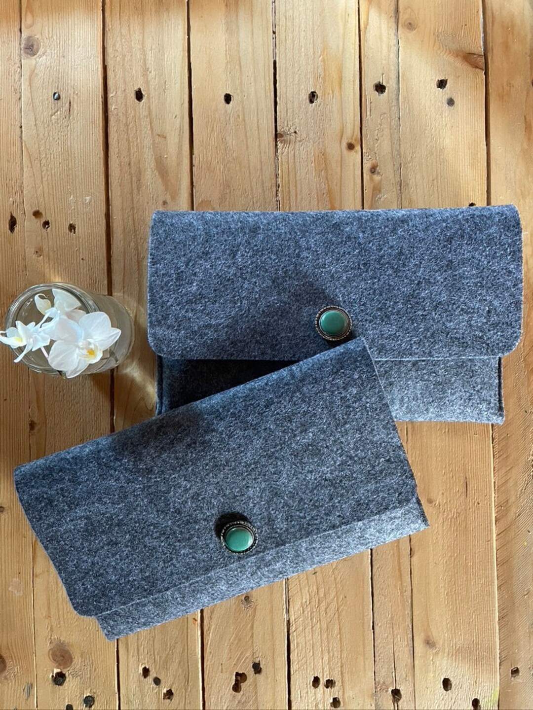 Practical Felt Cable Organizer With Magnetic Closure for up to - Etsy