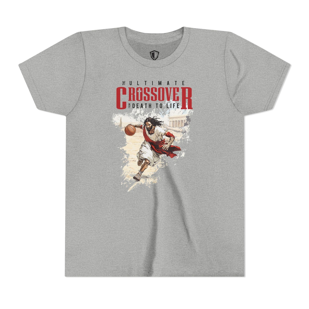 Youth Jesus Basketball T-shirt: Ultimate Crossover Christian Apparel - Etsy