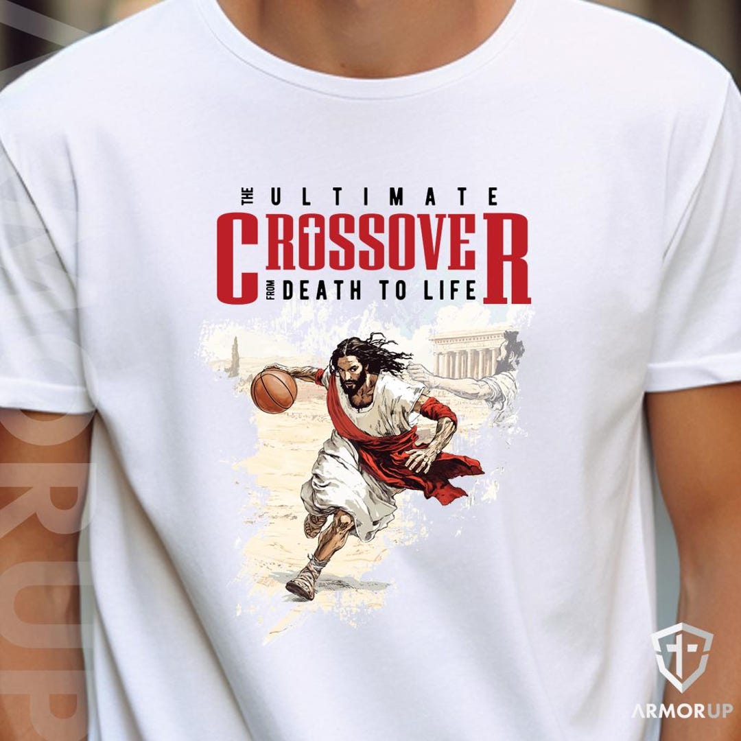 Jesus Basketball Crossover Tee, the Ultimate Crossover Shirt, Funny ...