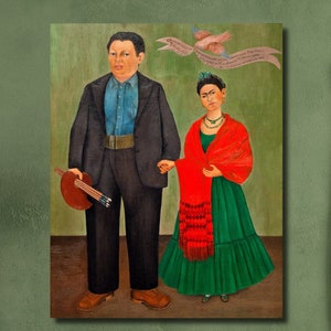 Frida Kahlo, Frieda and Diego Rivera, Frida Kahlo Canvas Print, Living ...