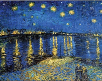 The Starry Night 1889 Vincent Van Gogh Vincent Van Gogh Canvas Print ...