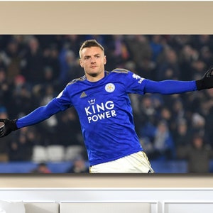 Jamie Vardy Poster, Football Sport Gift Wall Art, Home Decor Art, Jamie ...