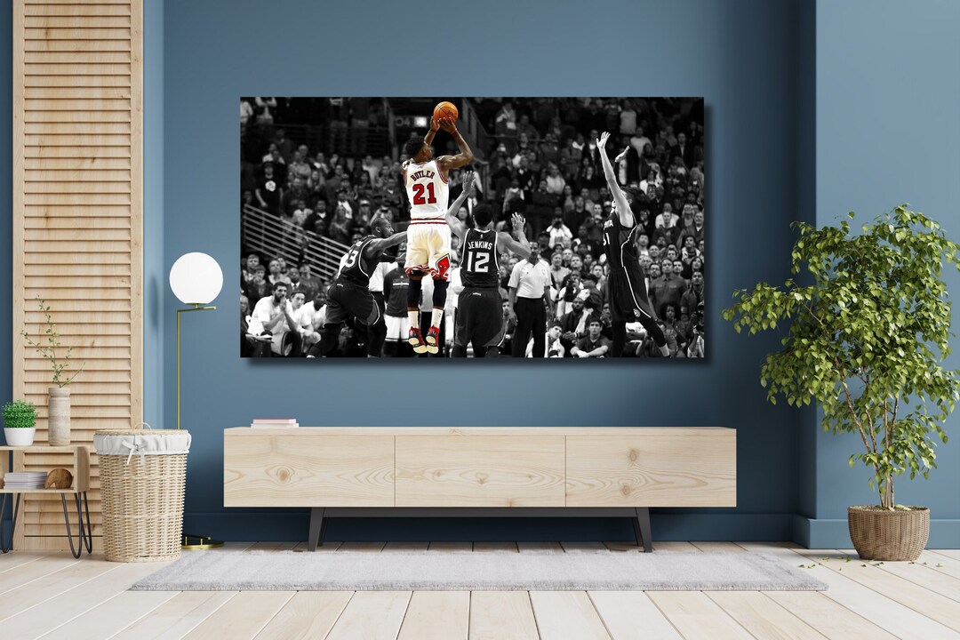 Jimmy Butler Last Shoot Poster Print Art,game Winner Shoot Poster Art ...