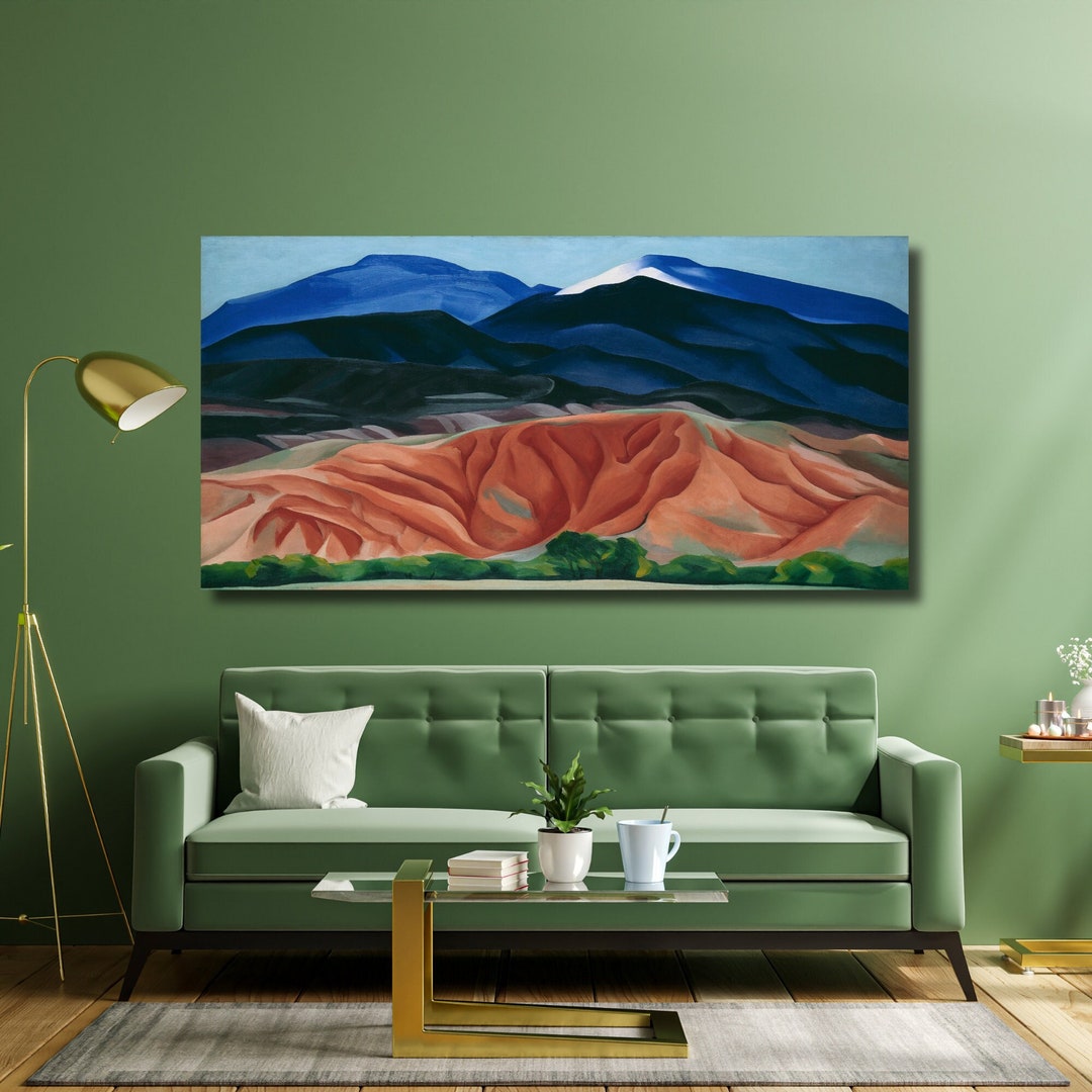 Georgia O'keeffe Black Mesa,landscape Prints,famous Painting Print,new ...