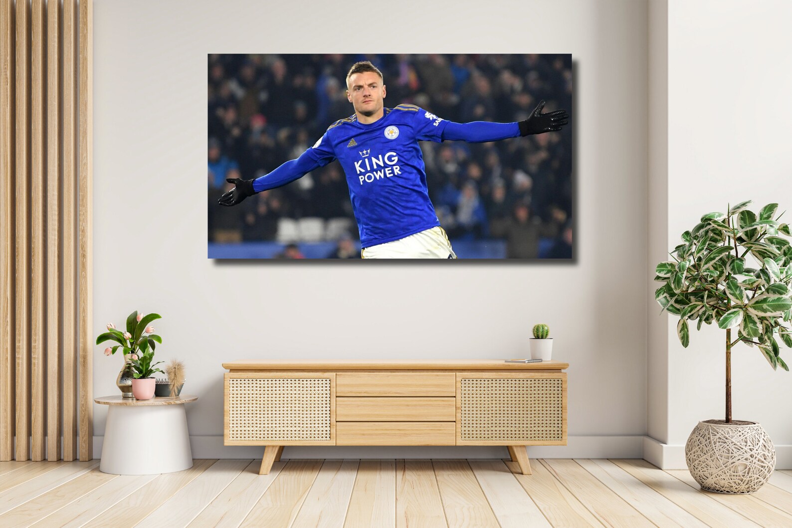 Jamie Vardy Poster, Football Sport Gift Wall Art, Home Decor Art, Jamie ...