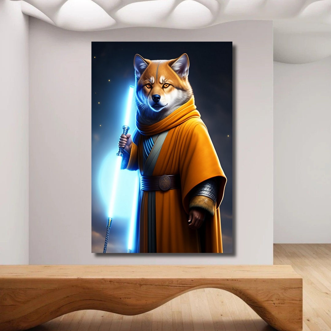 Canvas Painting, Poster, Pet Portrait Obi Have Special Pet Po Inspired ...