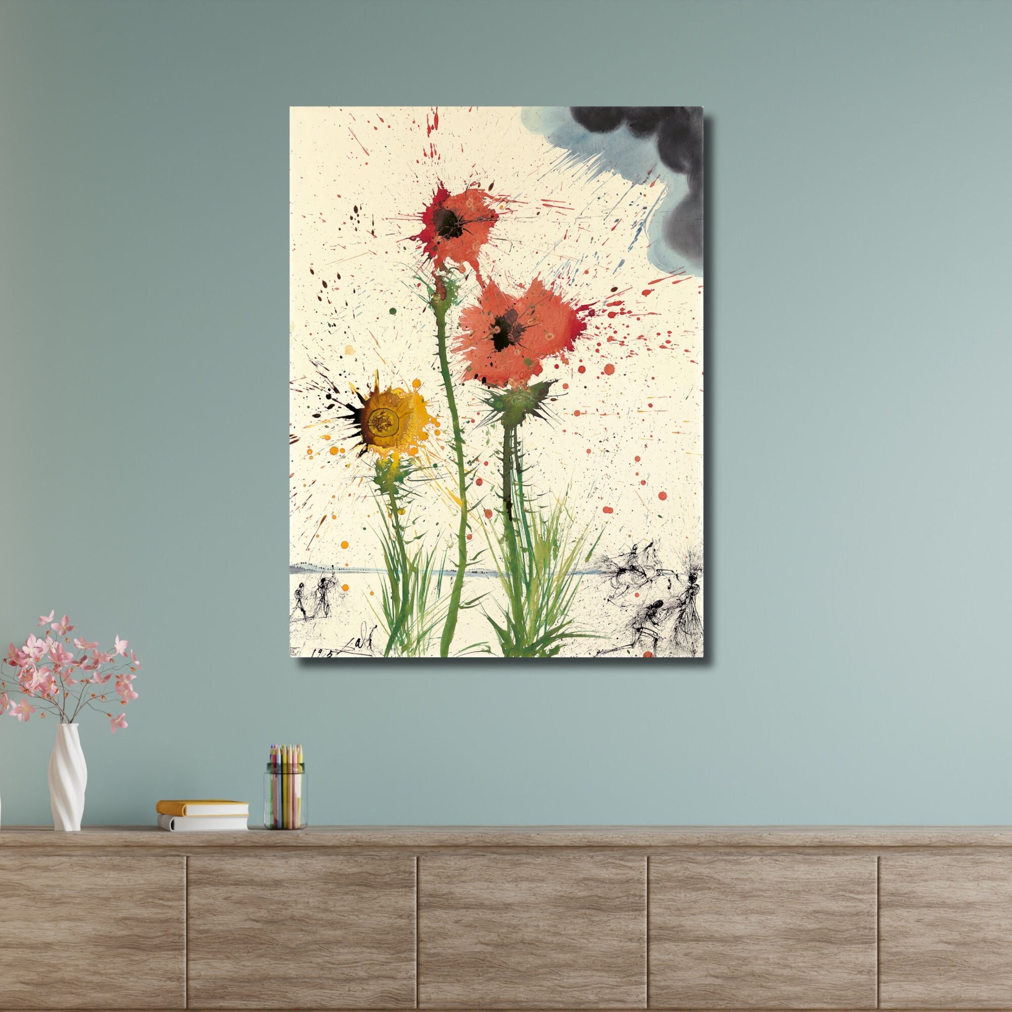 Salvador Dalí Spring Explosive, 1965, Salvador Dali Spring Explosive ...