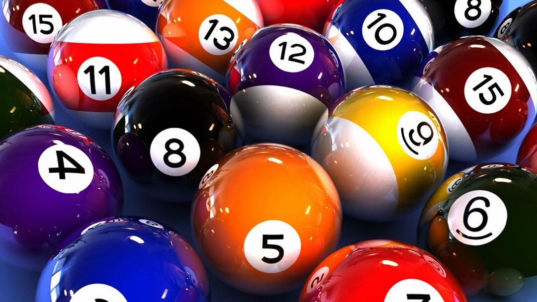 Billiard Balls Poster/canvas Wall Art,billiards Wall Art,billiard Balls ...