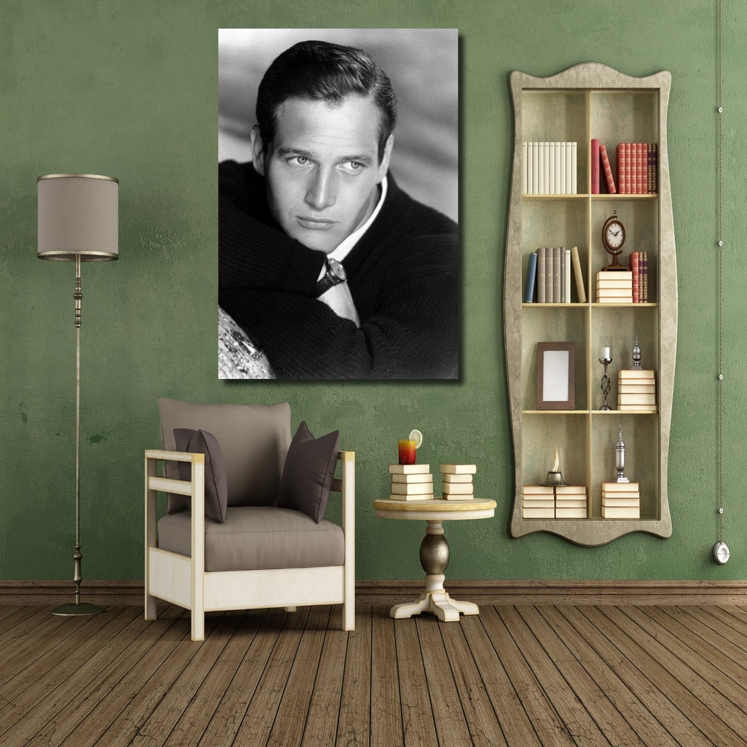 Paul Newman Print, Black and White Photography Prints, Paul Newman ...