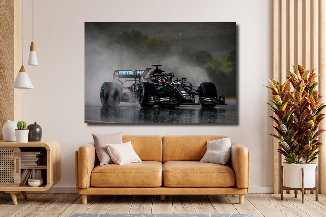 Lewis Hamilton F 1 Canvas Wall Art/lewis Hamilton Wall Art/hamilton Fan ...