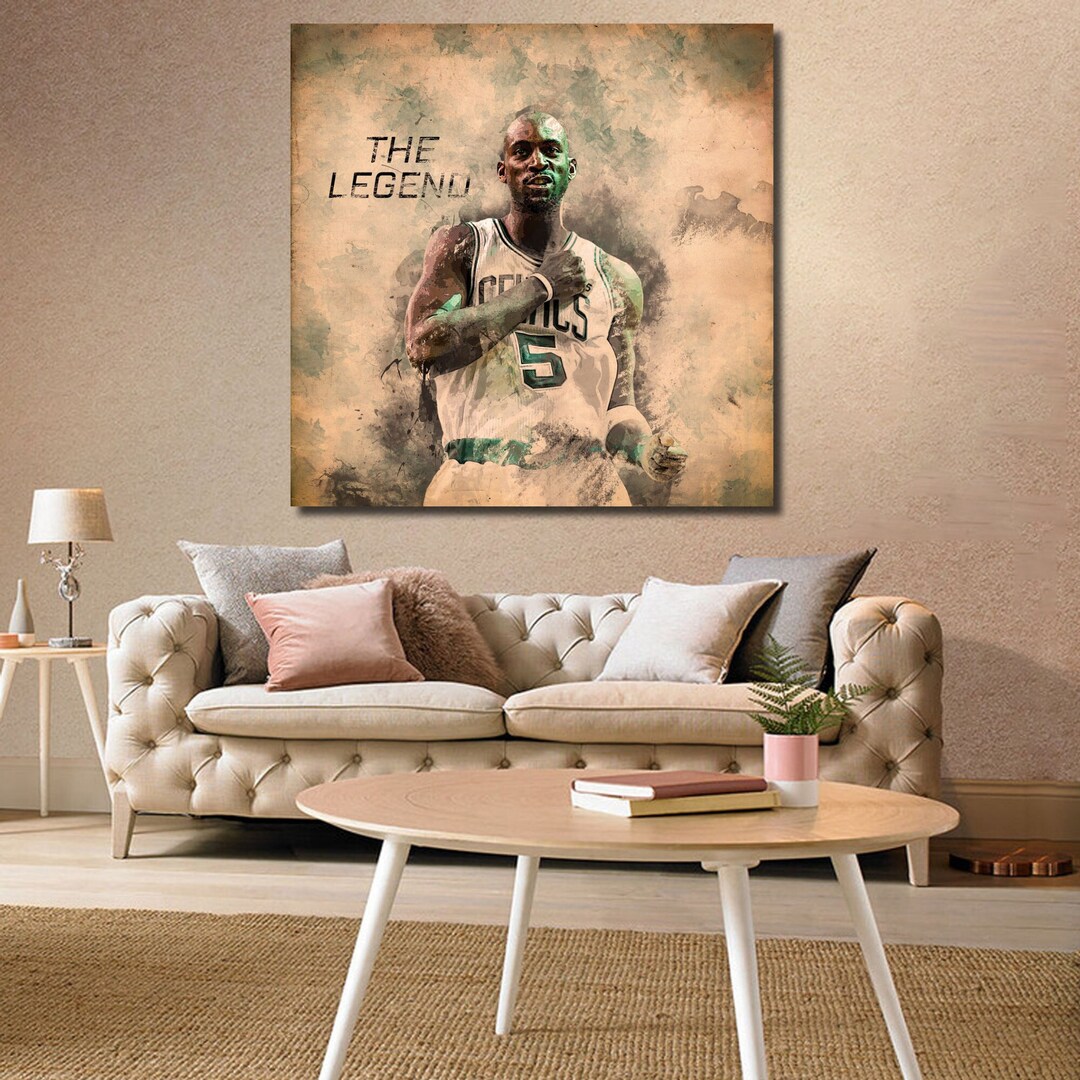 Kevin Garnett Canvas Paintings, Kevin Garnett Canvas Prints, Modern ...
