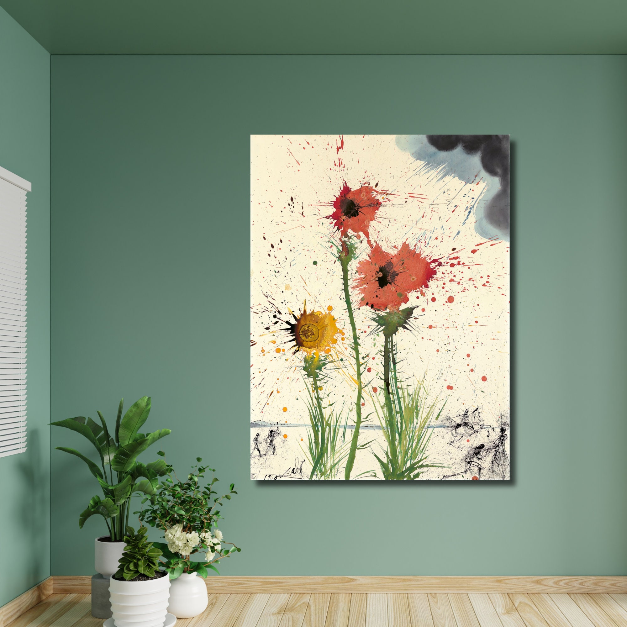 Salvador Dalí Spring Explosive, 1965, Salvador Dali Spring Explosive ...