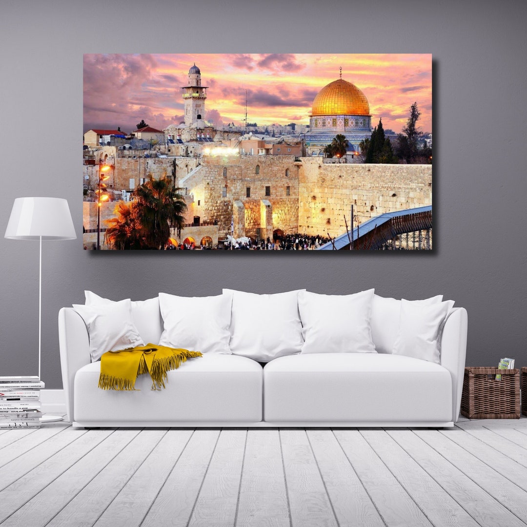 Jerusalem Wall Art, Masjid Al Aqsa,jerusalem Canvas,jerusalem Art ...