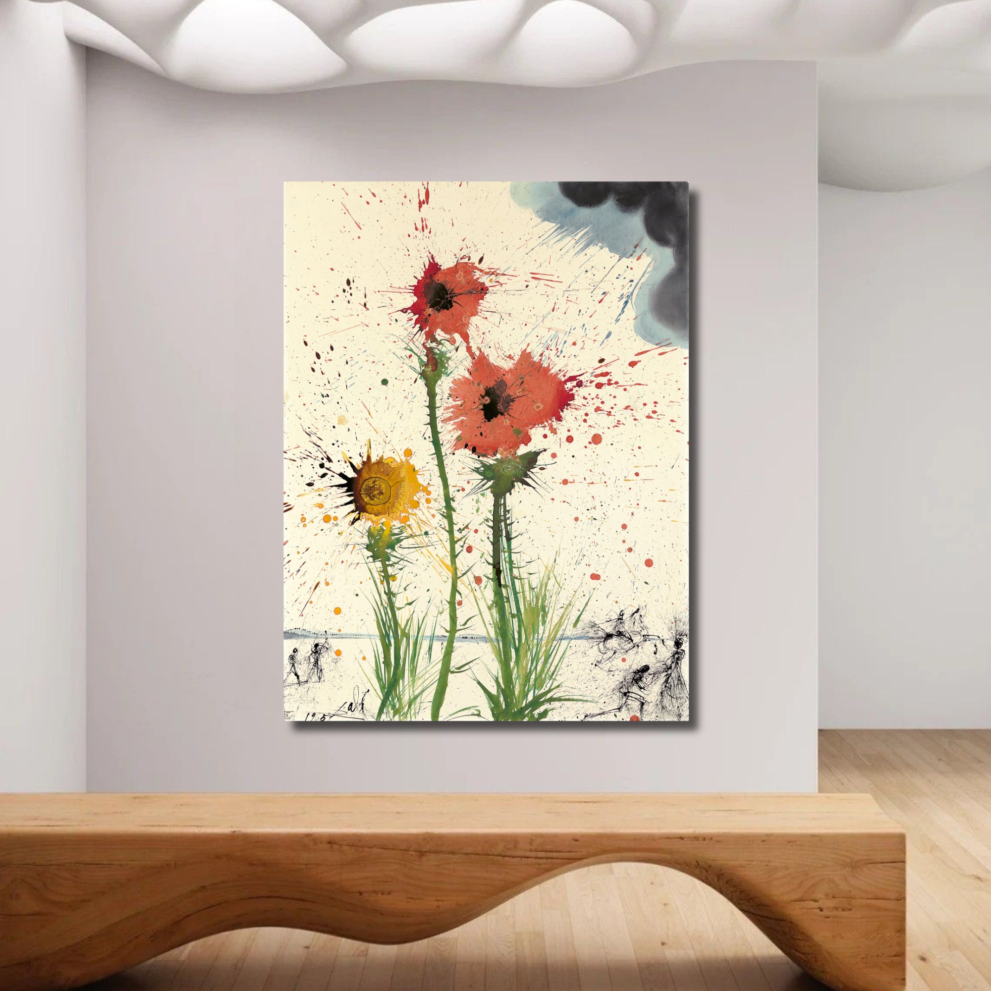 Salvador Dalí Spring Explosive, 1965, Salvador Dali Spring Explosive ...