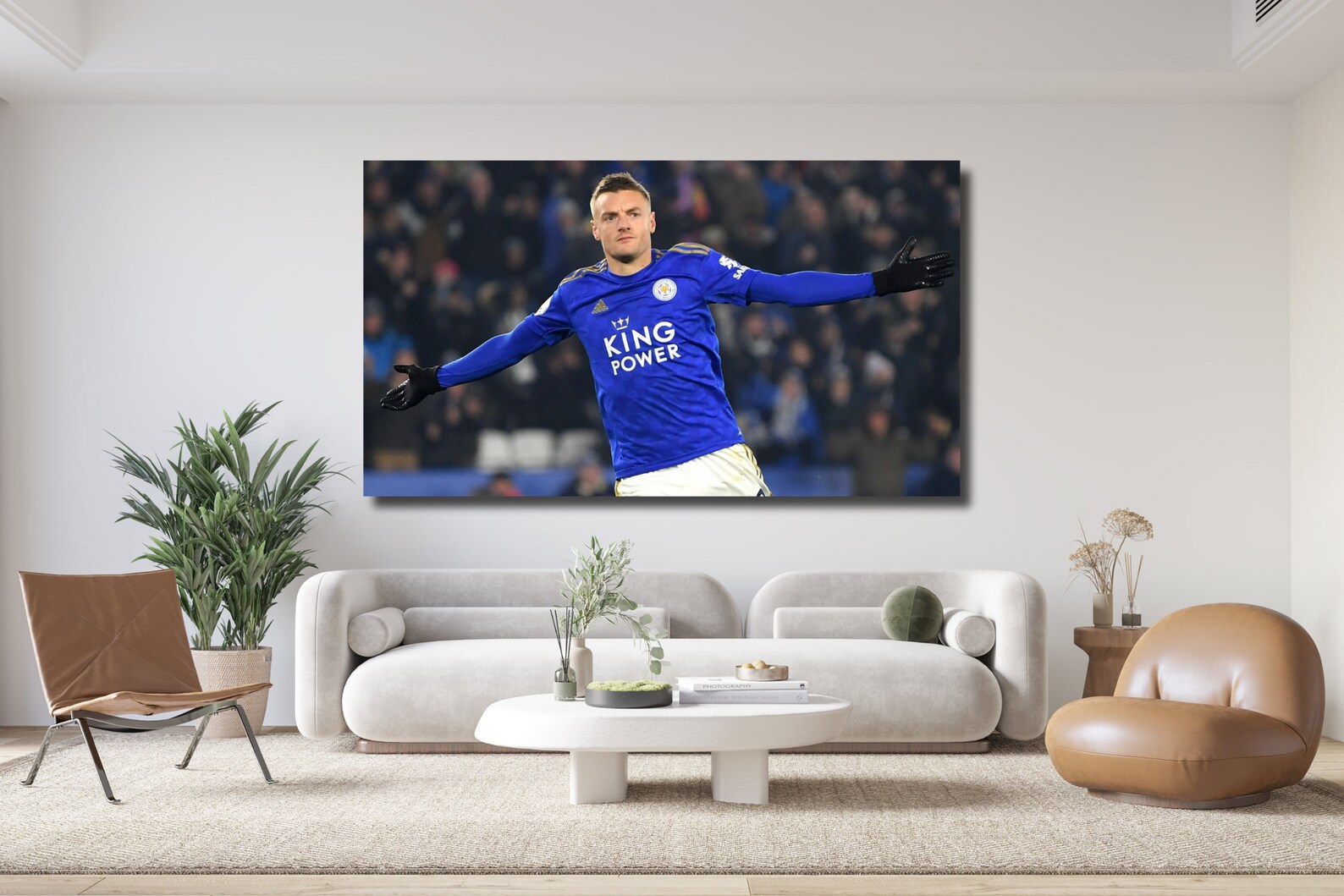 Jamie Vardy Poster, Football Sport Gift Wall Art, Home Decor Art, Jamie ...