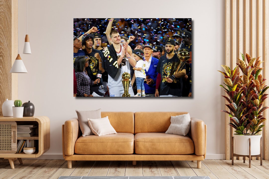 2022-2023 NBA Champion Denver Nuggets Poster, Nikola Jokic Poster ...