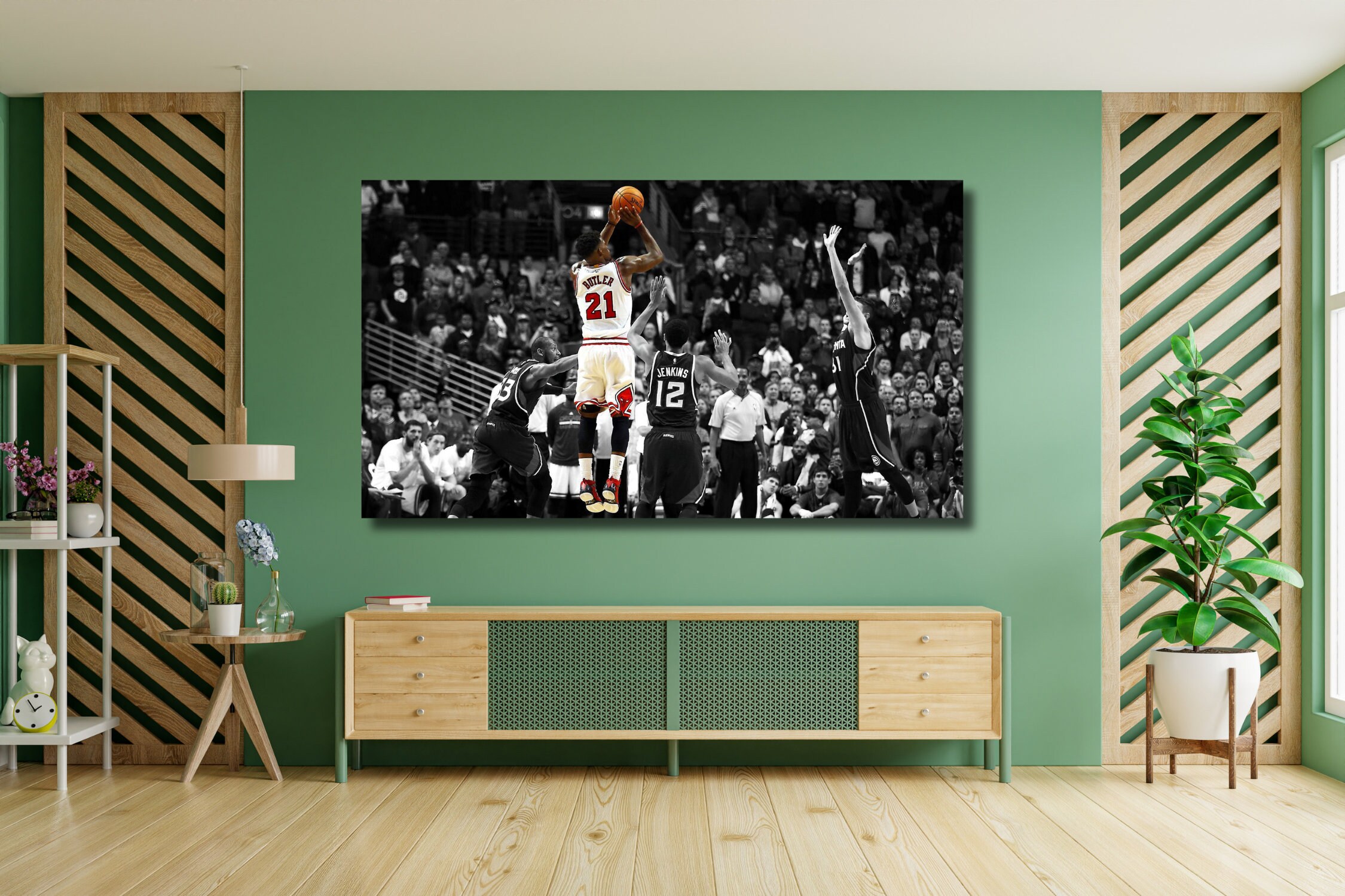 Jimmy Butler Last Shoot Poster Print Art,game Winner Shoot Poster Art ...