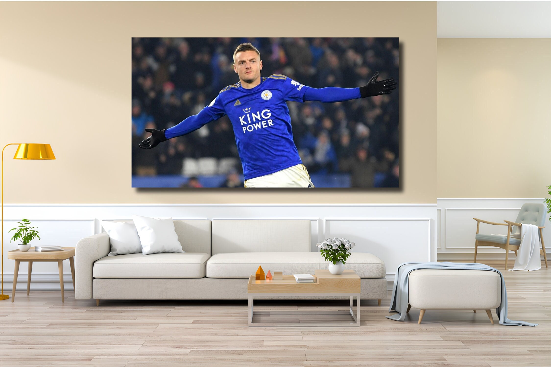 Jamie Vardy Poster, Football Sport Gift Wall Art, Home Decor Art, Jamie ...