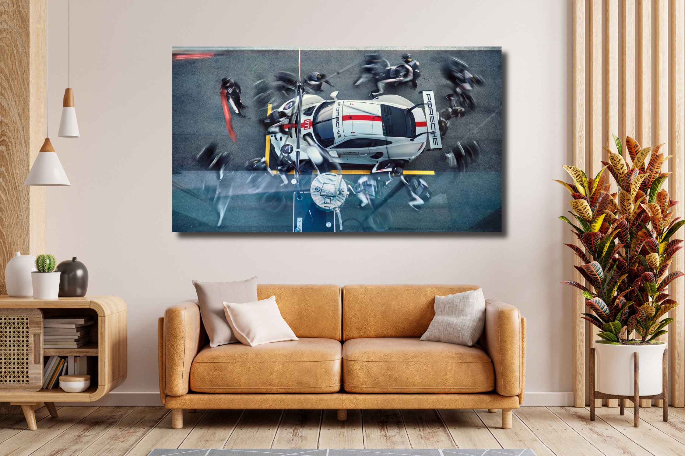 Porsche 911 RSR Canvas Print,porsche Wall Art,sport Car Print,porsche ...