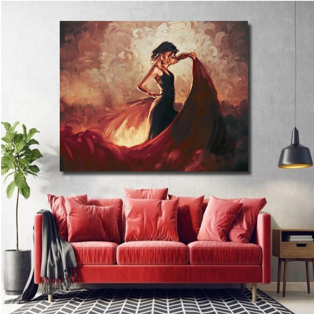 Tango Best Dancer Couple Canvas Wall Art Artworks Dancing Painting Best ...